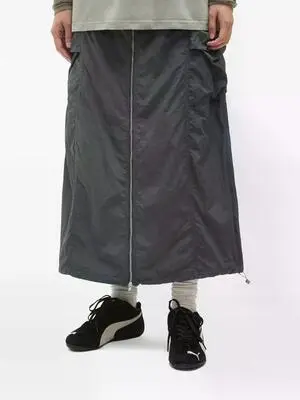 TOUT A COUP High-waisted Cargo Skirt With Drawstring Hem