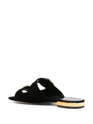 Chloé Alizè Flat Sandals With Buckle Detail