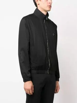 Dolce & Gabbana Logo Plaque Zip-up Jacket