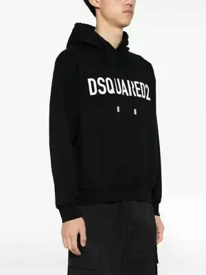 Dsquared2 Logo-print Cool Fit Hoodie - Black
