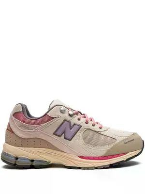 NEW BALANCE 2002r Paneled Calf Suede & Mesh Sneakers - Neutrals