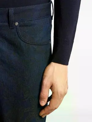 Etro Slim-cut Jacquard Jeans