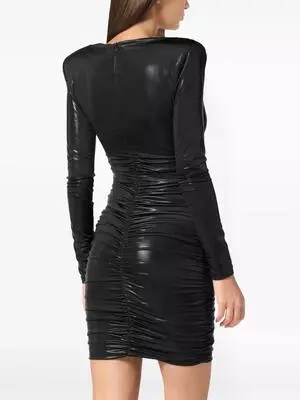 Philipp Plein Ruched Mini Dress