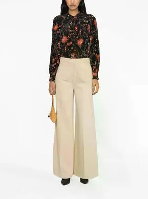 Ulla Johnson Philipa Floral-print Silk Blouse