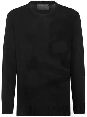 Philipp Plein Skull & Bones Sweater - Black