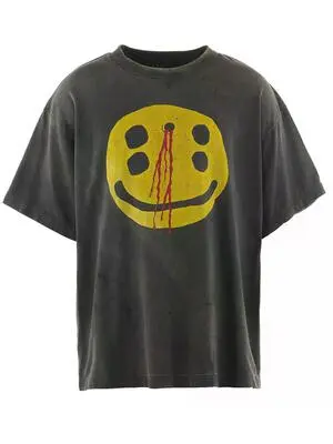 SAINT MXXXXXX X Cactus Plant Flea Market Graphic-print T-shirt - Black