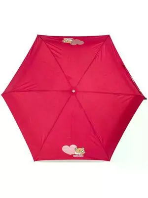 Moschino Teddy Bear-print Umbrella - Red