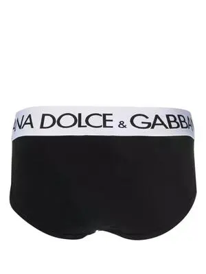 Dolce & Gabbana Logo-waistband Stretch Briefs