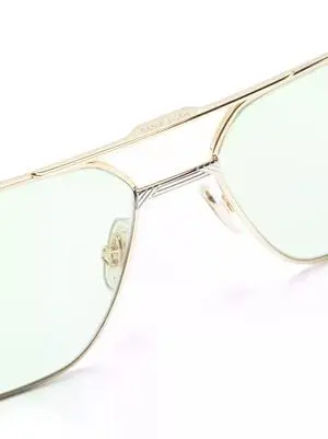 MARCH LA.B Double-bridge Pilot Sunglasses