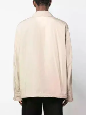 LANVIN Logo-embroidered Shirt Jacket