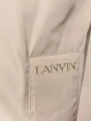 LANVIN Logo-embroidered Shirt Jacket