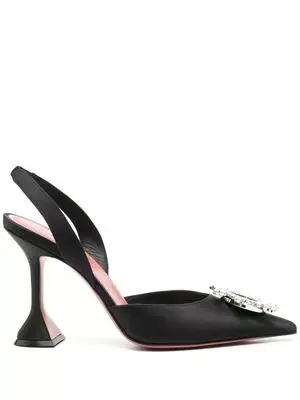 Amina Muaddi 105mm Begum Sling Pumps
