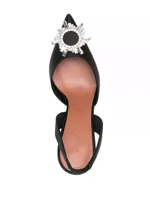 Amina Muaddi 105mm Begum Sling Pumps