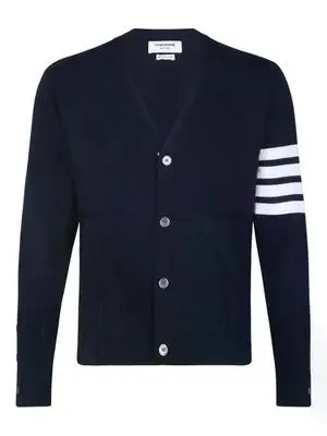 Thom Browne 4-bar Cashmere Cardigan - Blue