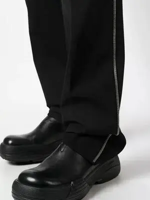 Off-White Logo Embroidered Straight-leg Trousers