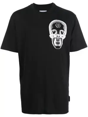 Philipp Plein Skull-print Short-sleeve T-shirt - Black