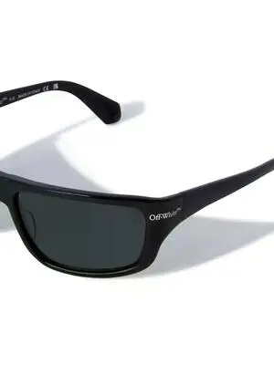 Off-White Bologna Rectangle-frame Sunglasses - Black