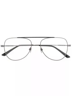 Calvin Klein Aviator Eyeglasses - Black