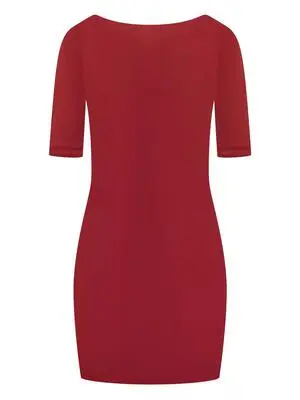 Dsquared2 Mini Dress With Logo Plaque