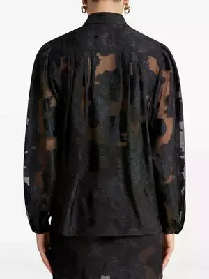 Etro Fil-coupé Chiffon Shirt