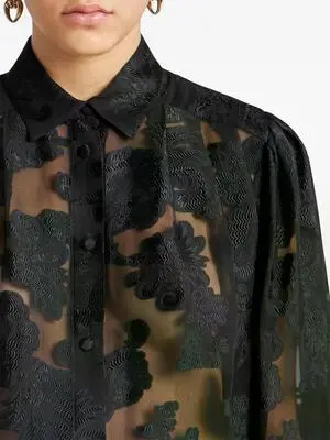 Etro Fil-coupé Chiffon Shirt