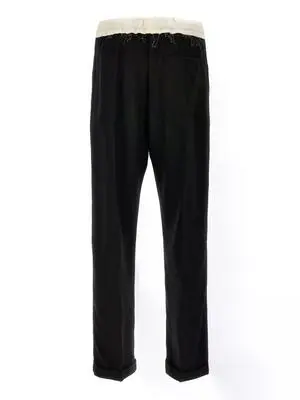 WALES BONNER Seine Trousers With Side Stripe Detailing