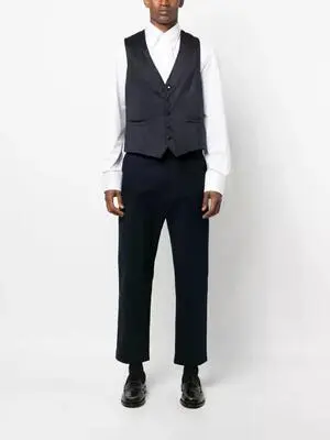 LARDINI Logo Patch Waistcoat