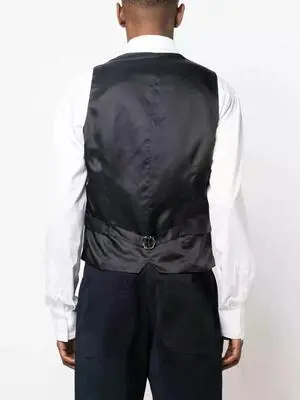 LARDINI Logo Patch Waistcoat