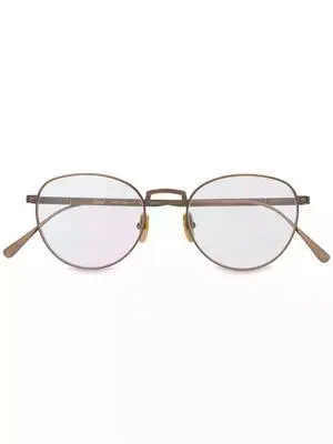 Persol Round Frame Sunglasses - Gold