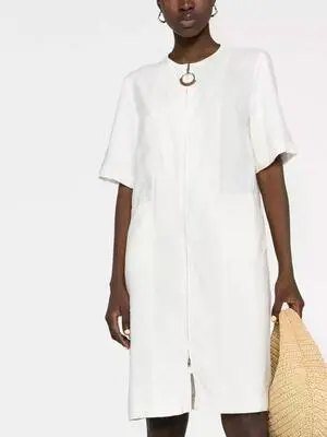 JOSEPH Short Sleeve Zip Fastening Dress