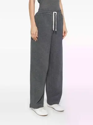 Brunello Cucinelli Charcoal Drawstring Track Pants