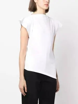 Isabel Marant Étoile Padded Asymmetric T-shirt - White