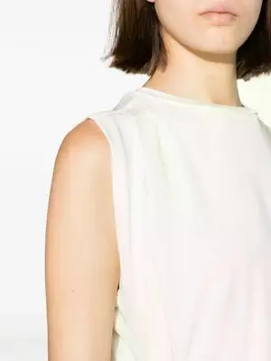 Michael Kors Pleated Detail Sleeveless Top - Neutrals