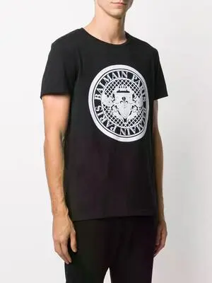 Balmain Flocked Coin T-shirt