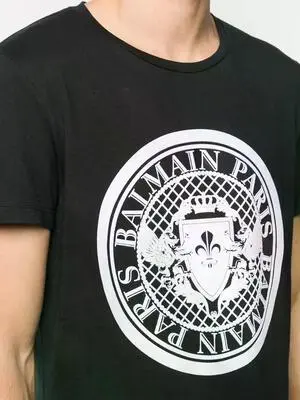 Balmain Flocked Coin T-shirt
