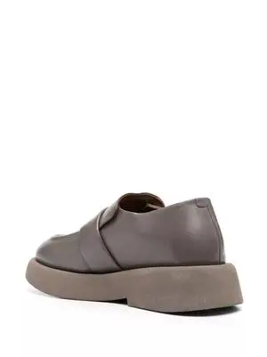 Marsèll Slip-on Leather Loafers - Grey