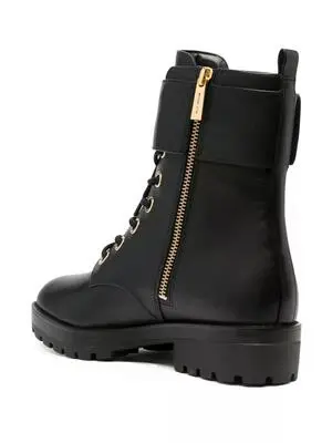 Michael Kors Rory Lace-up Leather Boots