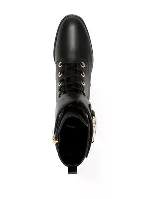 Michael Kors Rory Lace-up Leather Boots