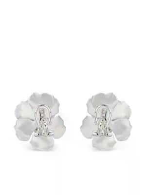 ANABELA CHAN 18kt Gold Snowflower Rose Stud Earrings