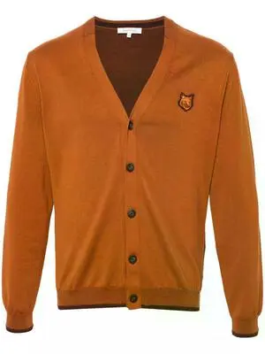 Maison Kitsuné Logo Patch Cotton Cardigan
