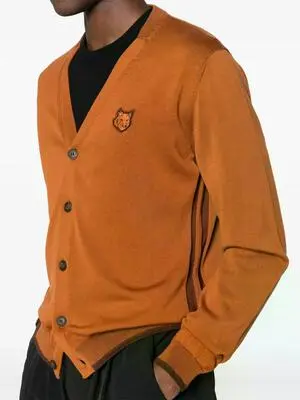 Maison Kitsuné Logo Patch Cotton Cardigan