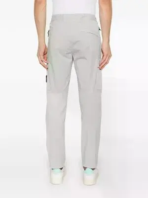 Stone Island Cargo Pants With Concealed Fly - Grey