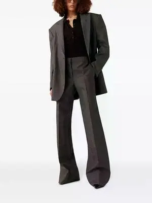 Stella McCartney Wool Tailored Trousers - Grey