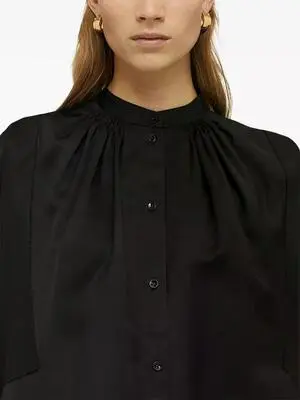 JIL SANDER Panelled Band Collar Shirt
