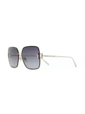 Chopard Square-frame Tinted Sunglasses