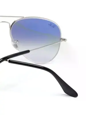 Ray-ban Aviator Metal Sunglasses - Silver