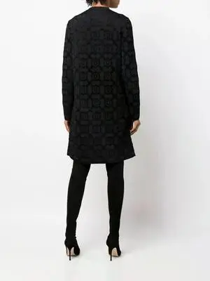 FERRAGAMO Fitted Gancini Print Coat