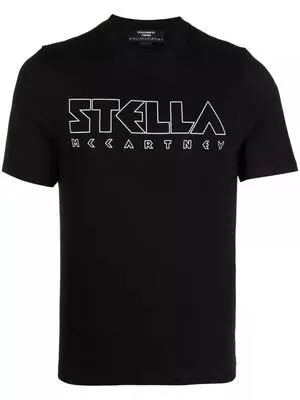 Stella McCartney Fantasia Logo-Print T-Shirt Black