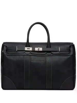 Brunello Cucinelli Luggage Bag With Twist-lock Fastening - Black