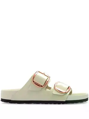 BIRKENSTOCK Birkenstock Arizona Suede Sandals With Buckle Detail Neutrals
